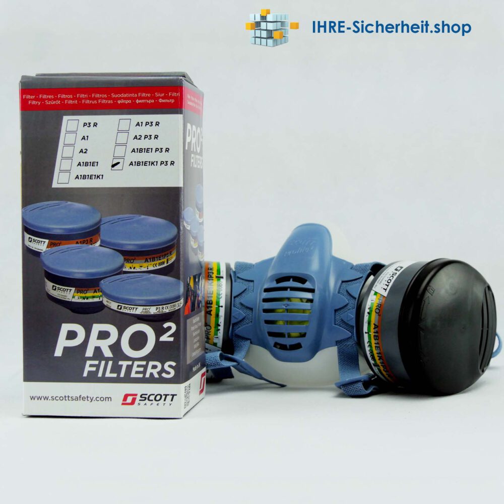 P3 Pro2 Filter für Scott Halbmaske